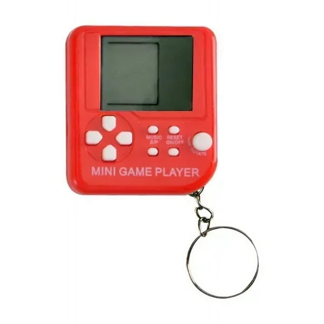 Portable Mini Pocket Classic Game Machine Keychain Ring Anti Lost Retro ...