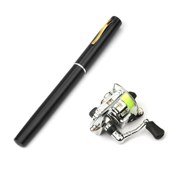 2024 Pen Style Pocket Fishing Rod Portable Aluminum Alloy Mini ...
