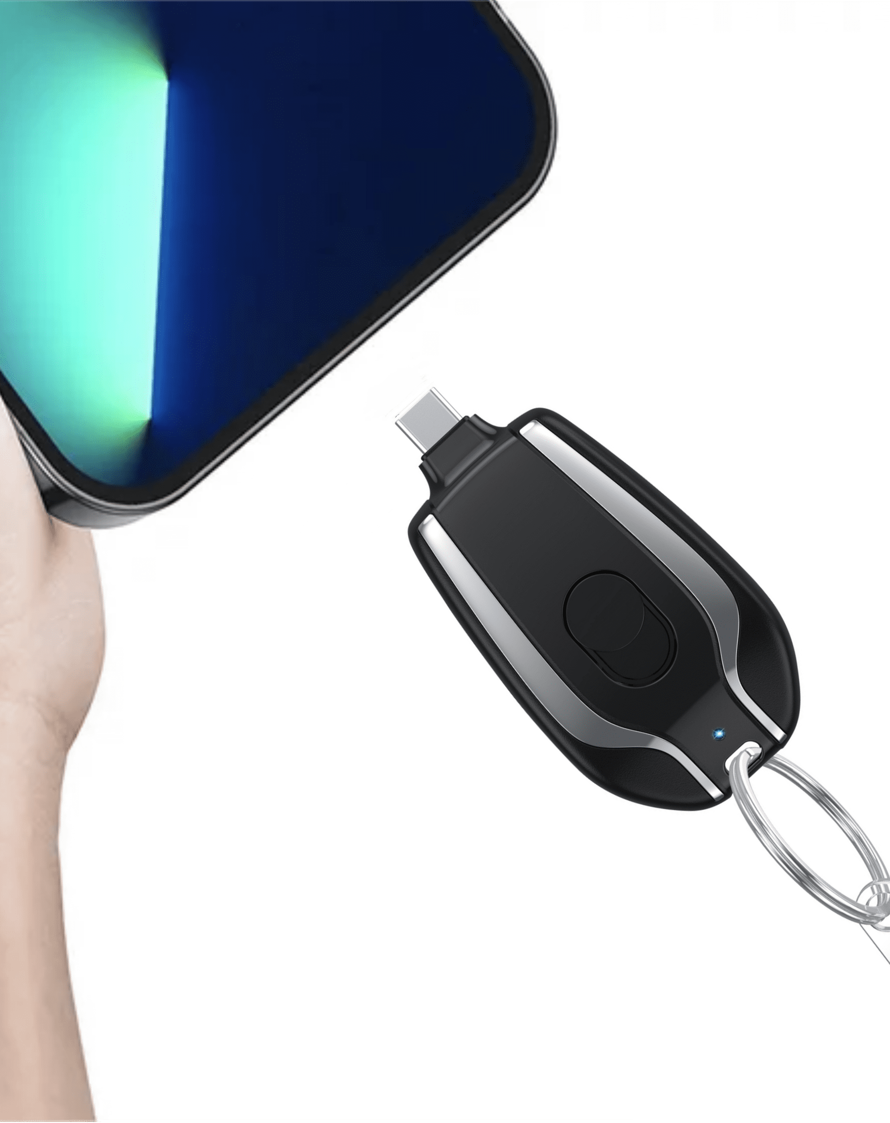 Portable Mini Power Bank,Portable Emergency, Keychain Phone Charger ...