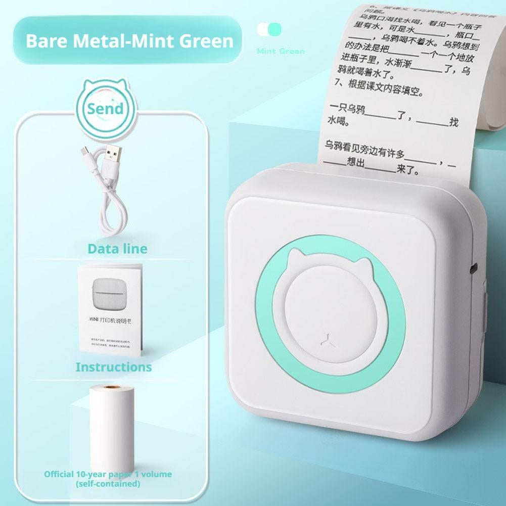Portable Mini Printer with Bluetooth - Thermal Printing for Labels ...