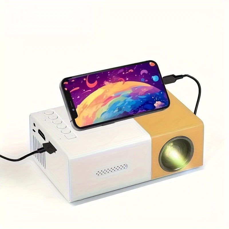 Portable Mini Projector, Smart Phone Projector, Projector Screen, LED ...