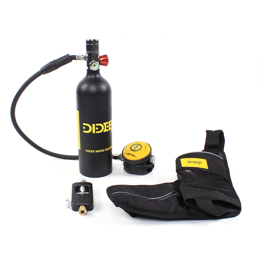 DIDEEP 1L Mini Scuba Kit, Portable Oxygen Tank, Underwater Gear, USA ...