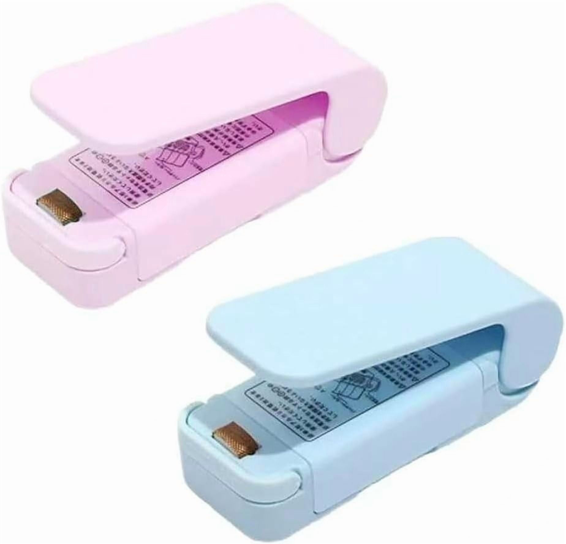 Portable Mini Sealing Machine, 2-Pack Food Bag Sealing Tool for Snack ...