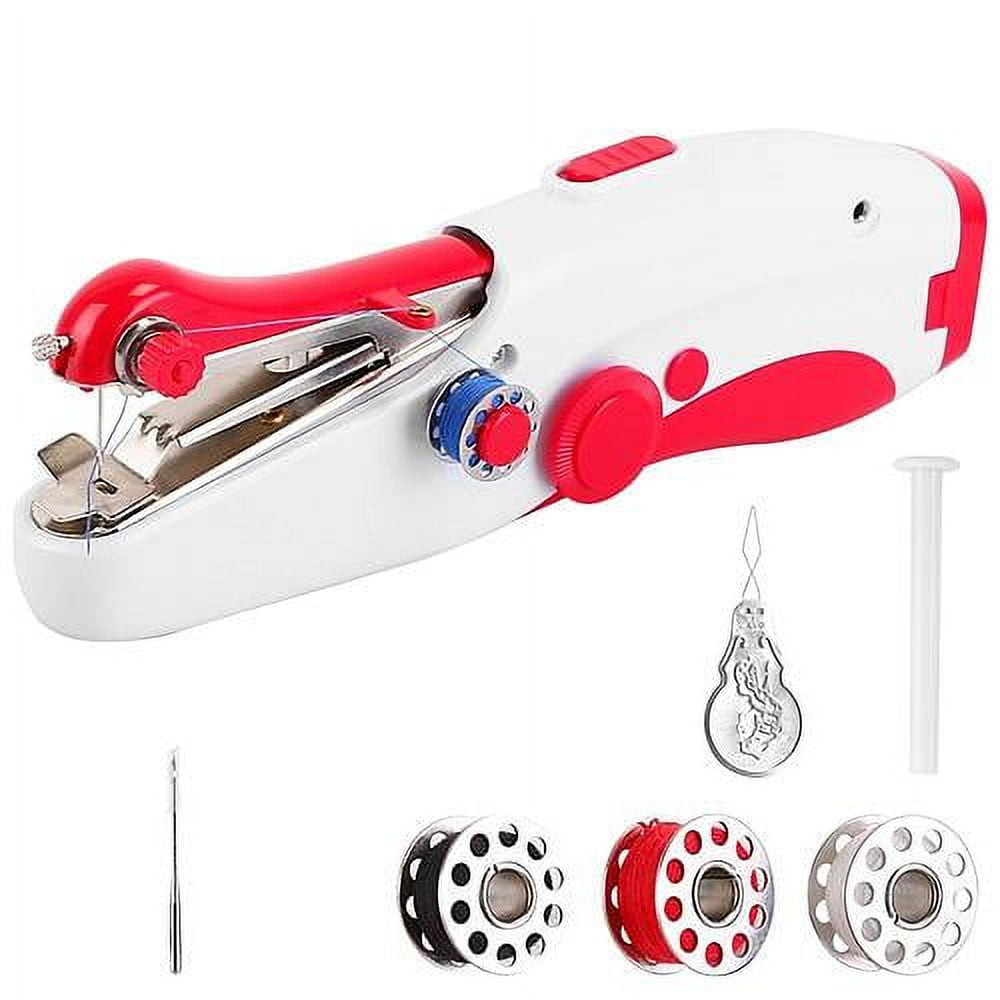 Portable Mini Sewing Machine Electric Cordless Mending Machine Handy ...