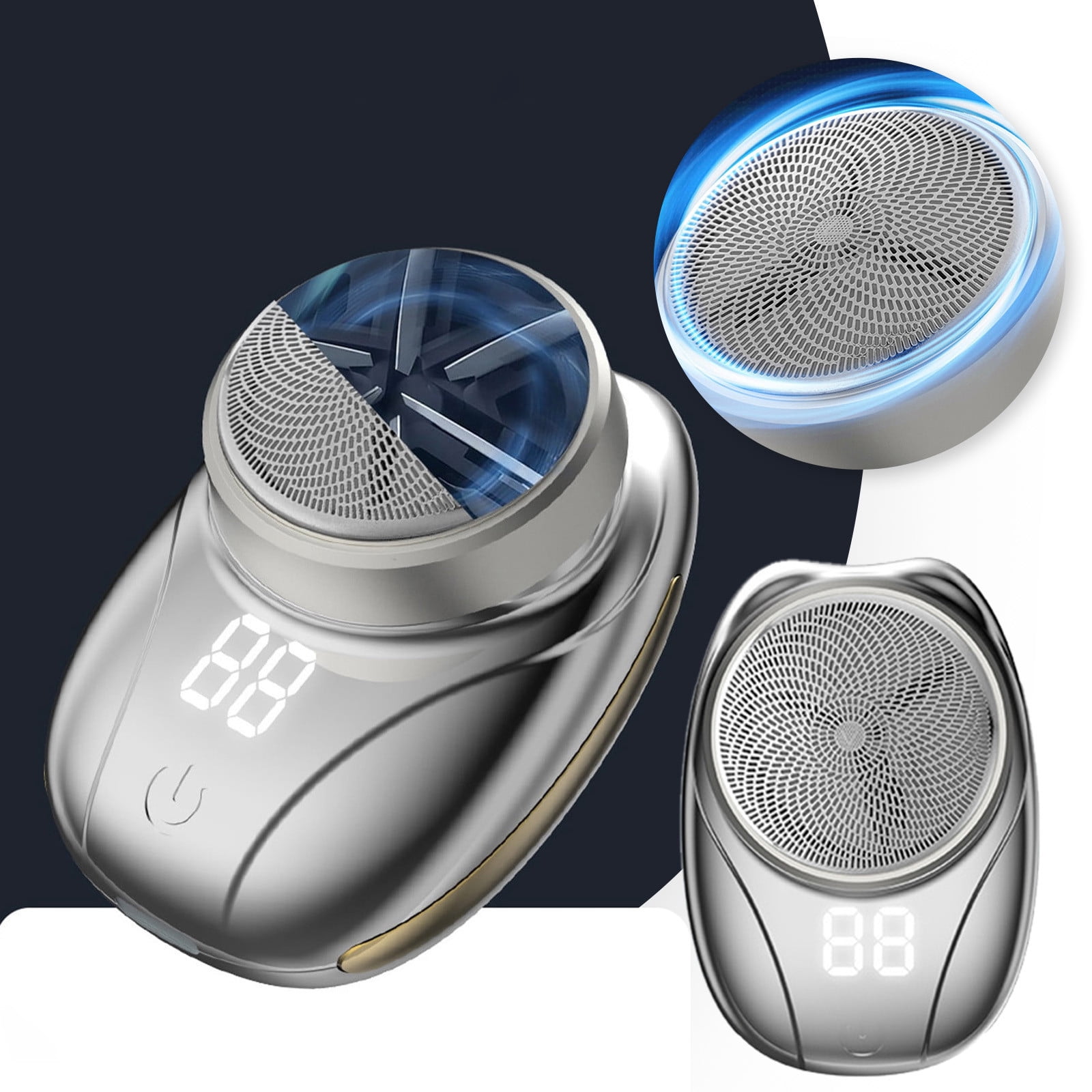Portable Mini Shaver 2025 Rechargeable Compact Shaving Device for Men ...