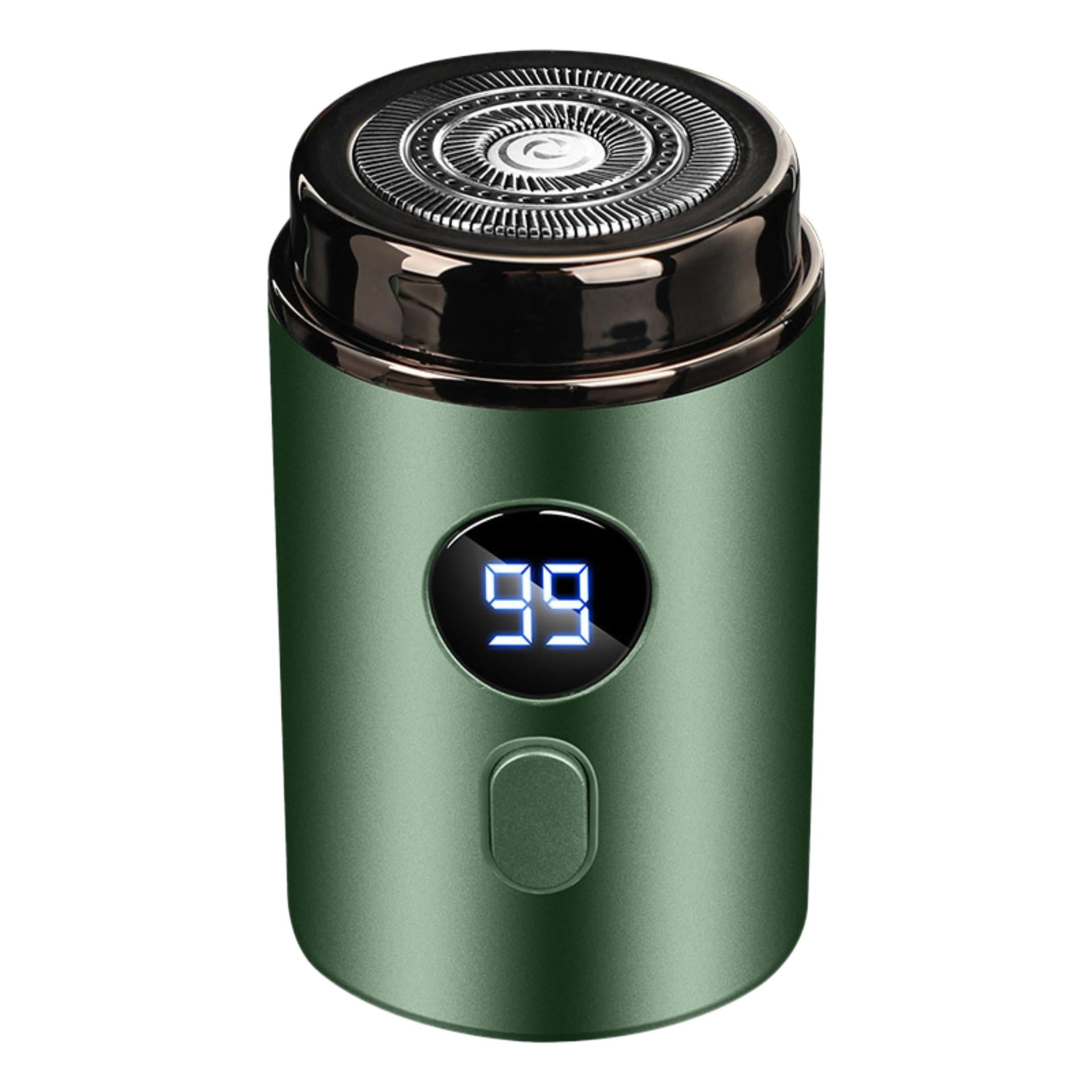 Portable Mini Shaver with LED Battery Indicator - Rechargeable Steel ...