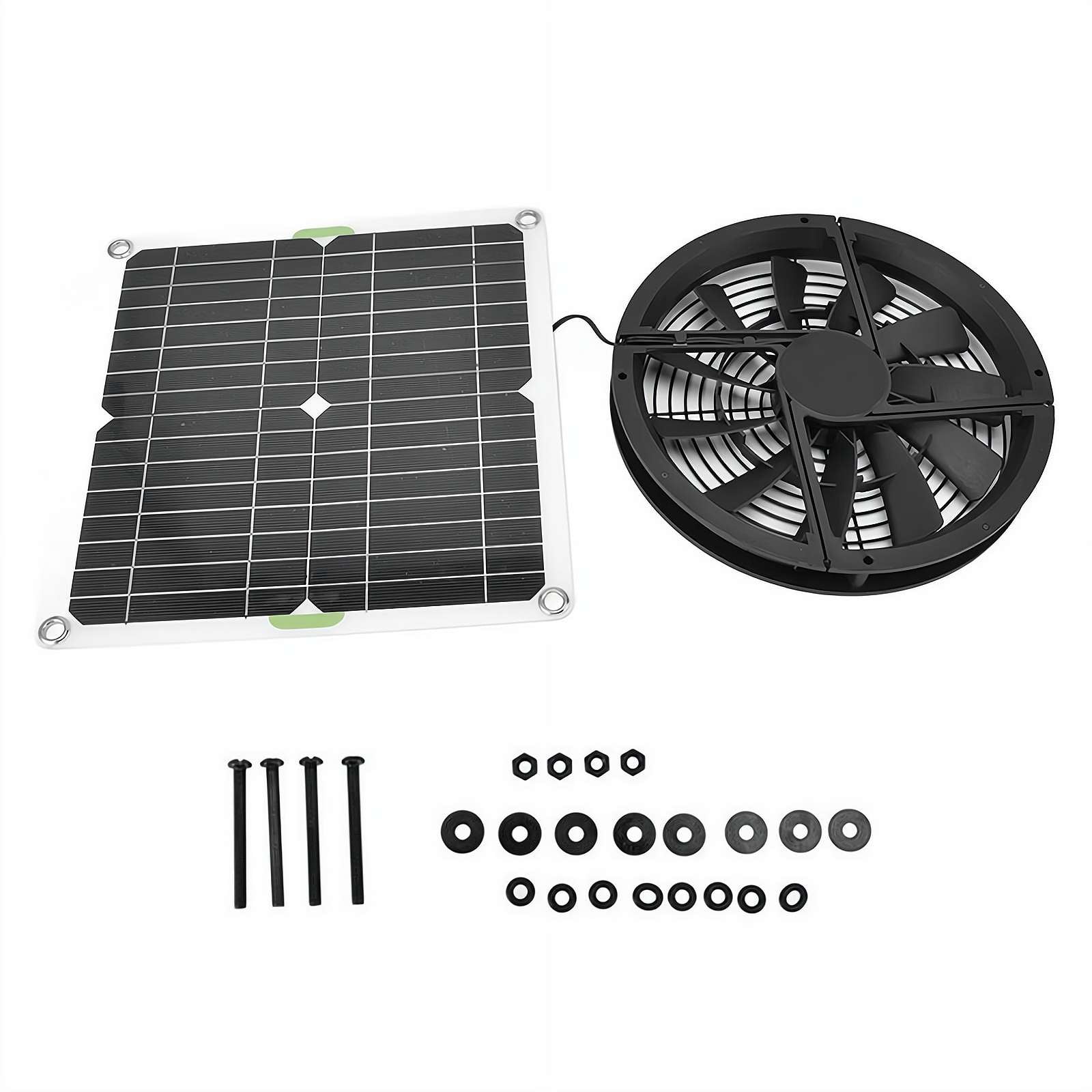 Portable Mini Solar Exhaust Fan Solar Panel Power Mini Ventilator for ...
