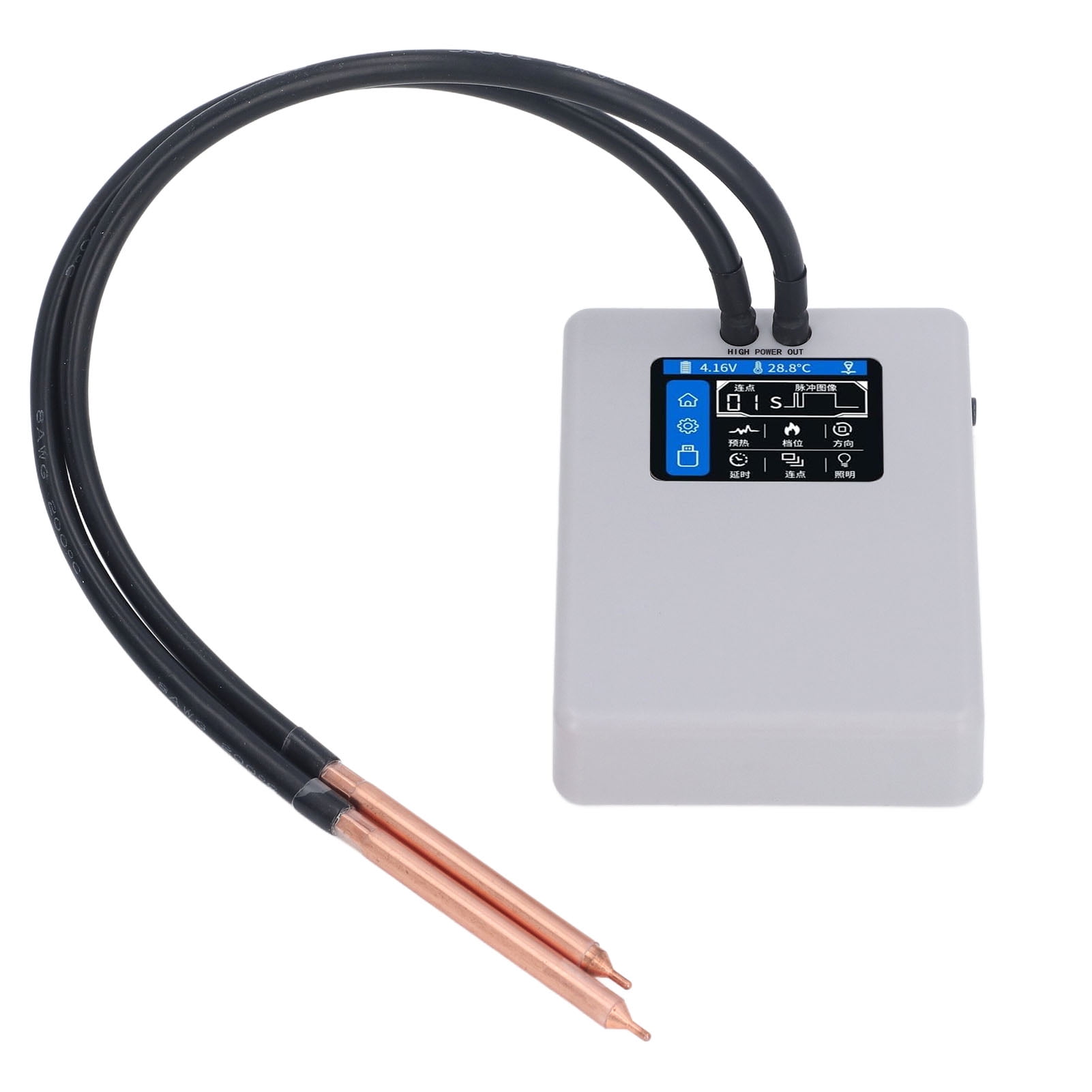 Portable Mini Spot Welder Kit 80 Levels Adjustable 2.0in HD with LED ...