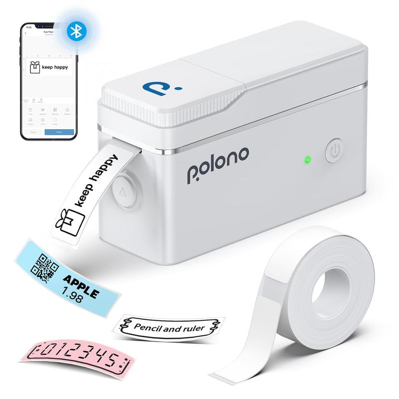 Portable Mini Sticker Printer, Wireless Mini Sticker Printer (with Tape ...