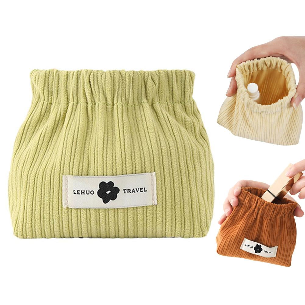 Portable Mini Storage Bag Small Cosmetic Pocket MakeUp Pouch Corduroy ...