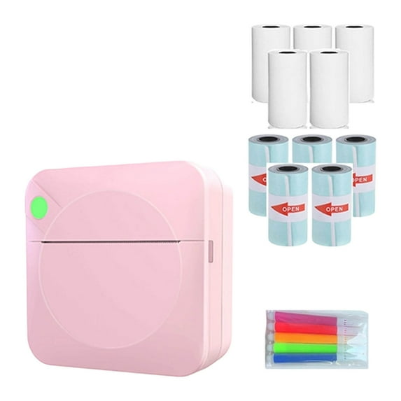 Portable Mini Thermal Mobile Label Maker with Multiple Templates for ...