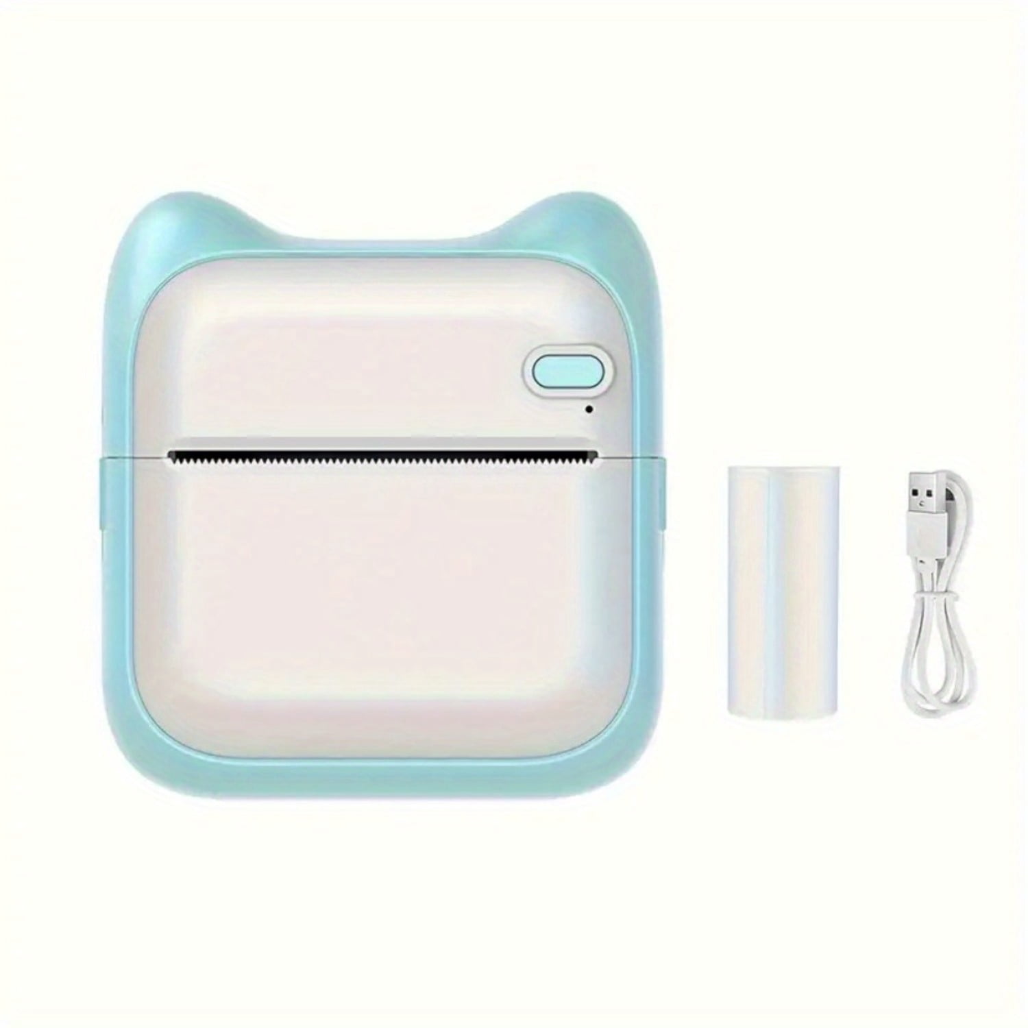 Portable Mini Thermal Photo Printer - Monochrome Print for IPhone ...