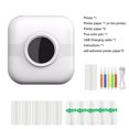Portable Mini Thermal Printer with 13 Rolls Printing Papers Wirelessly ...