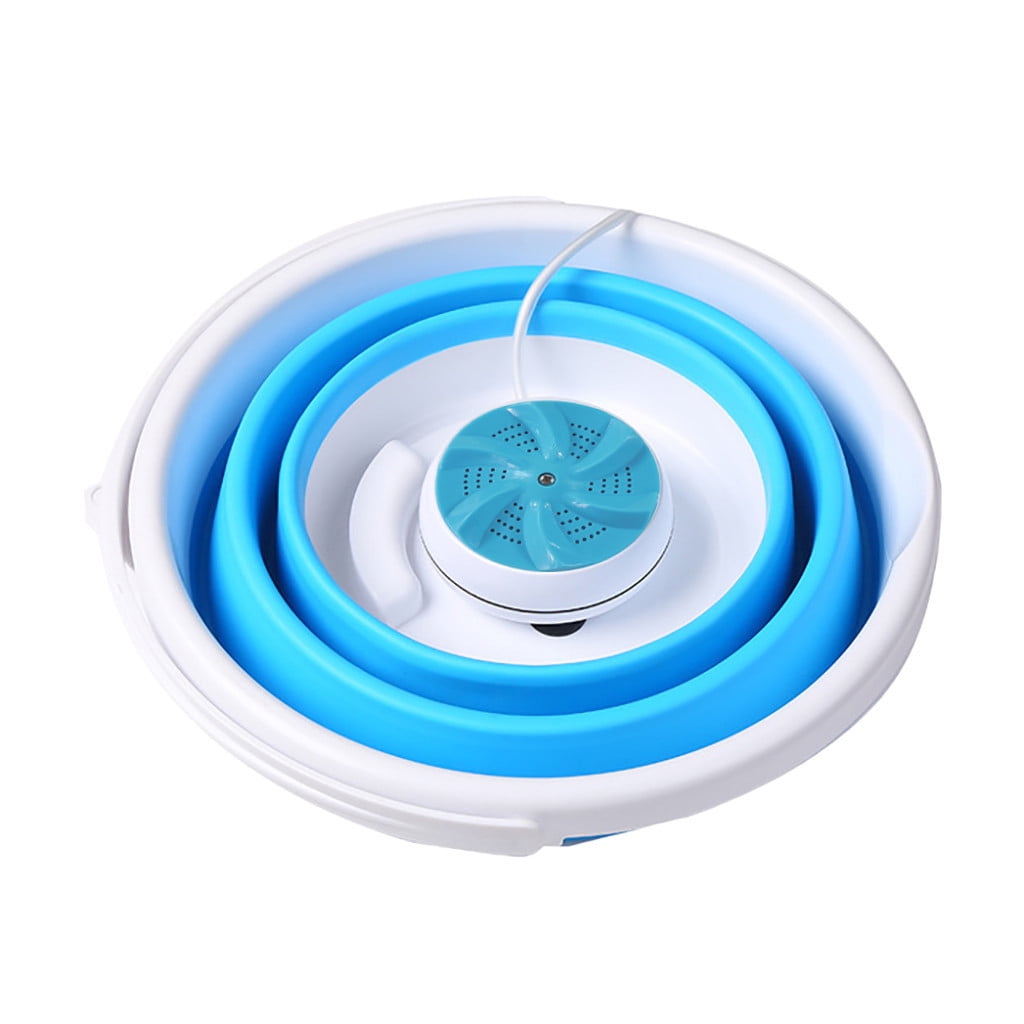 Clearance Sale Portable Mini Turbo Washing Machine Foldable USB Powered ...