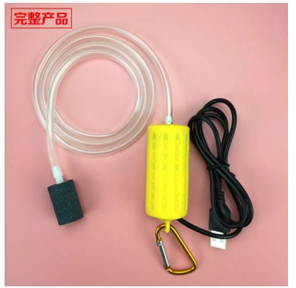 Portable Mini USB Aquarium Fish Tank Oxygen Air Pump Mute Energy Saving ...