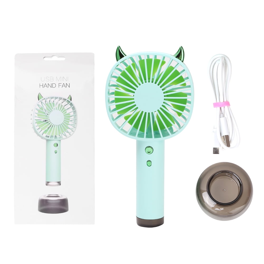 Portable Mini USB Rechargeable Fan with Cute Design and Air Cooler for ...