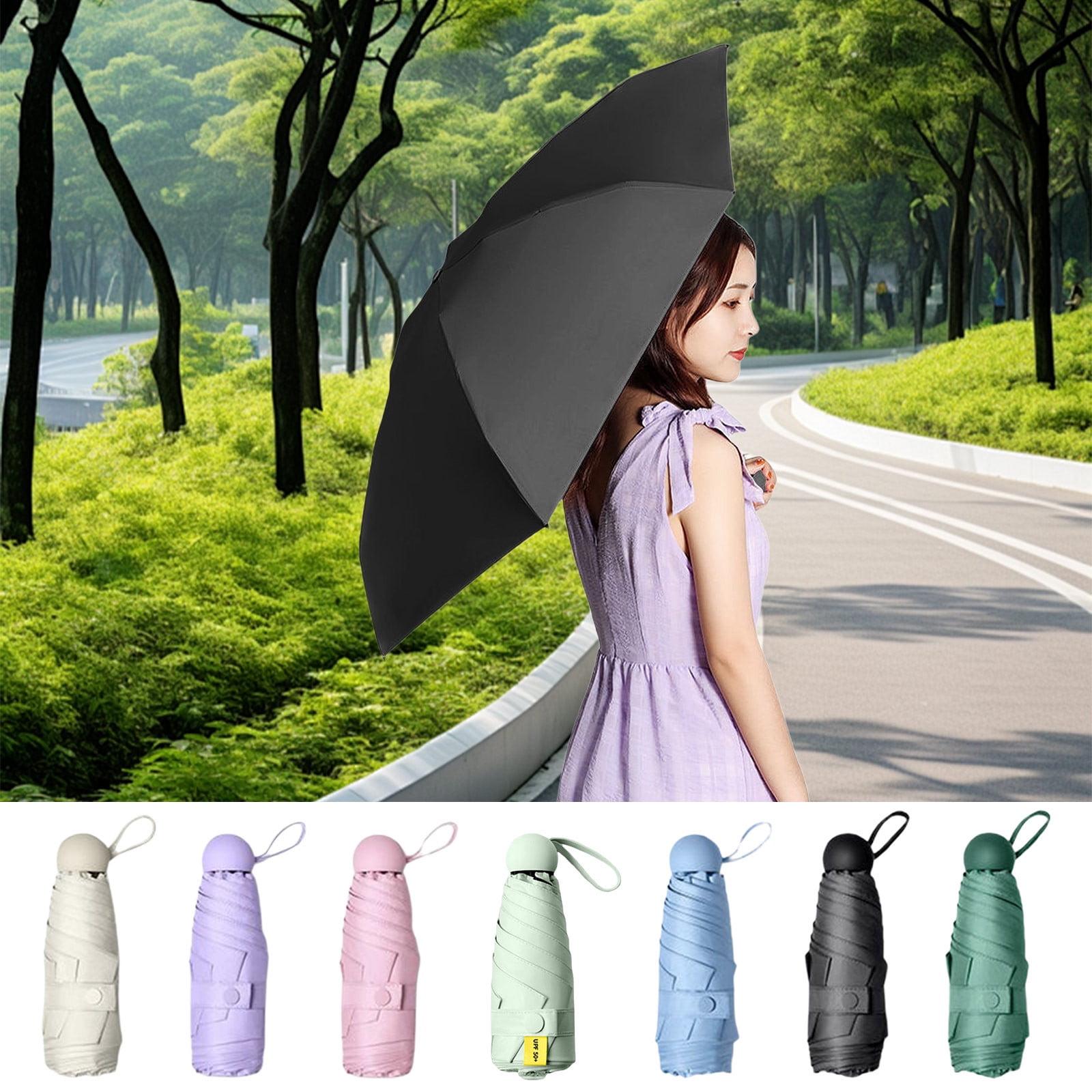 Portable Mini Umbrella, Compact Foldable Design, Lightweight Travel ...