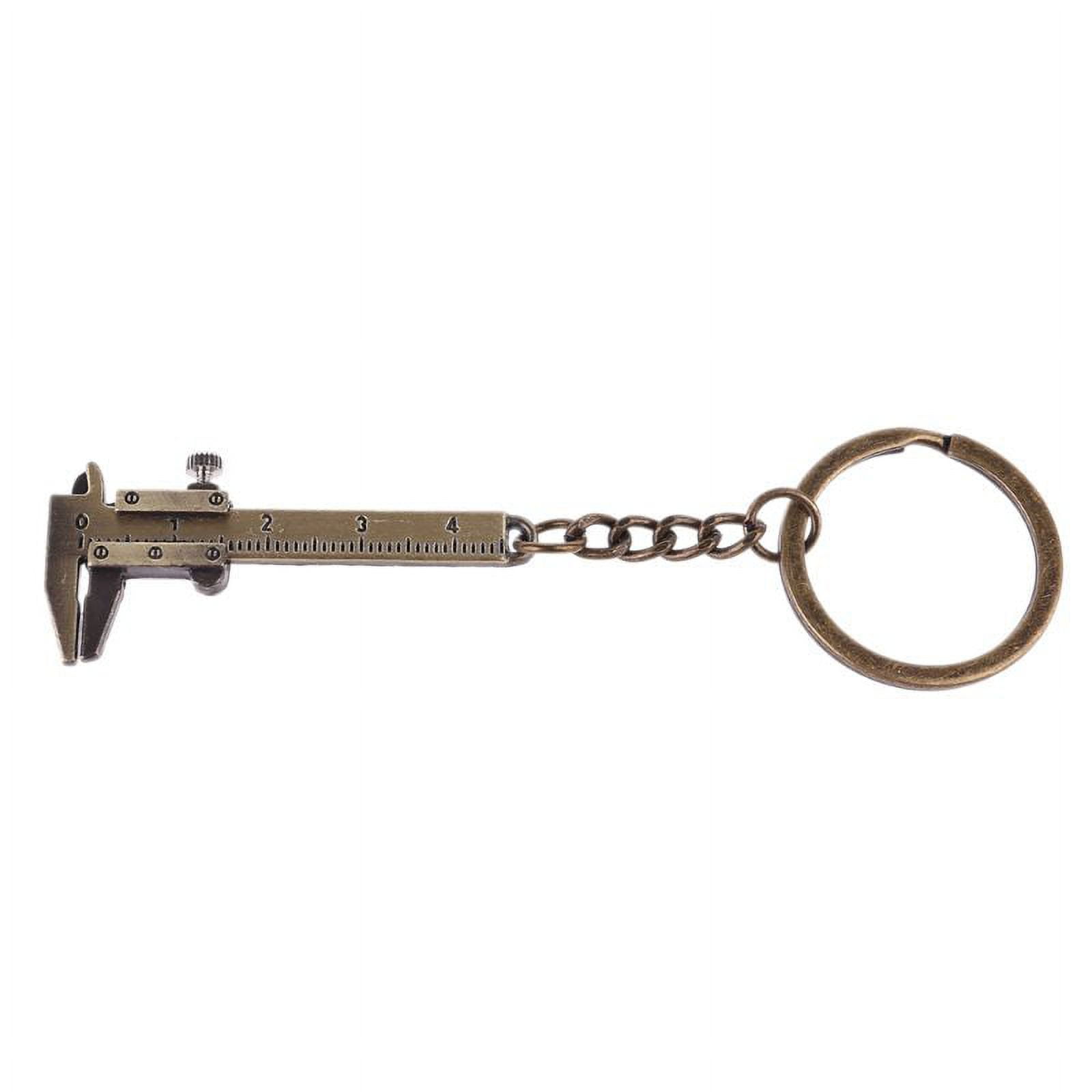 Portable Mini Vernier Caliper Measure Tools for Key Chain Zinc Alloy ...