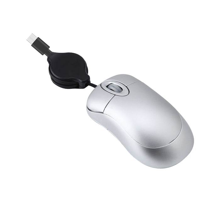 Portable Mini Wired Mouse, 1000 DPI Optical Mouse Compact Travel Mice ...