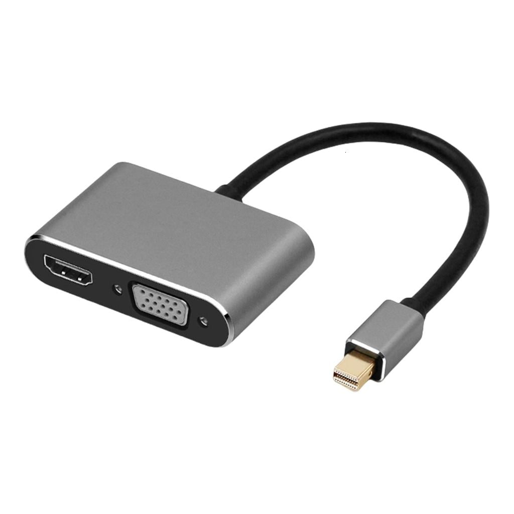 Portable Mini to Hdmis VGA Adapter 4K Converters Plugs And Play Design ...