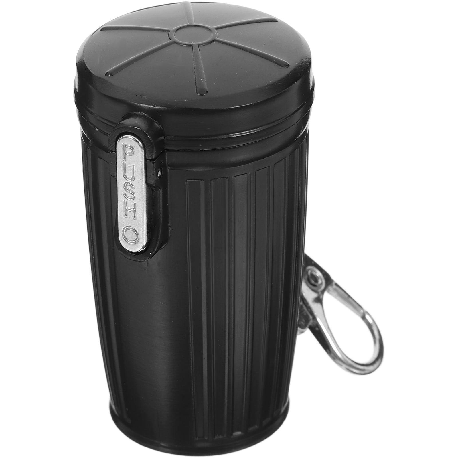 Minkissy Portable Miniature Trash Can Ashtray with Lid Keychain Mini ...