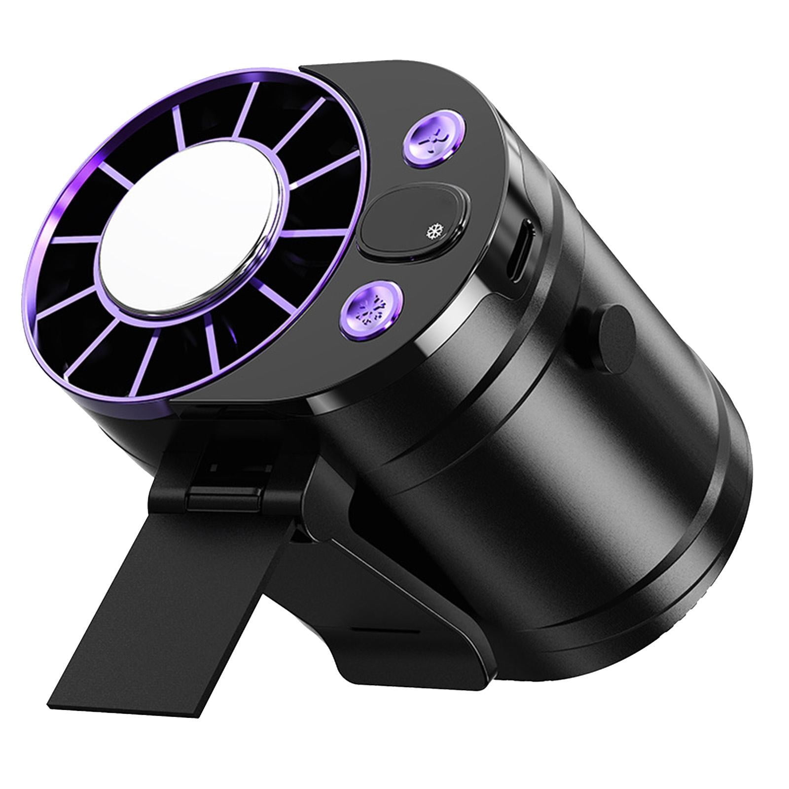Portable Misting Desk Fan with Foldable Stand, Rechargeable Water Spray ...