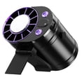 Portable Misting Desk Fan with Foldable Stand, Rechargeable Water Spray ...