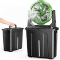 Portable Misting Fan - 9L Bucket, 10-inch Outdoor Fans for Patios ...