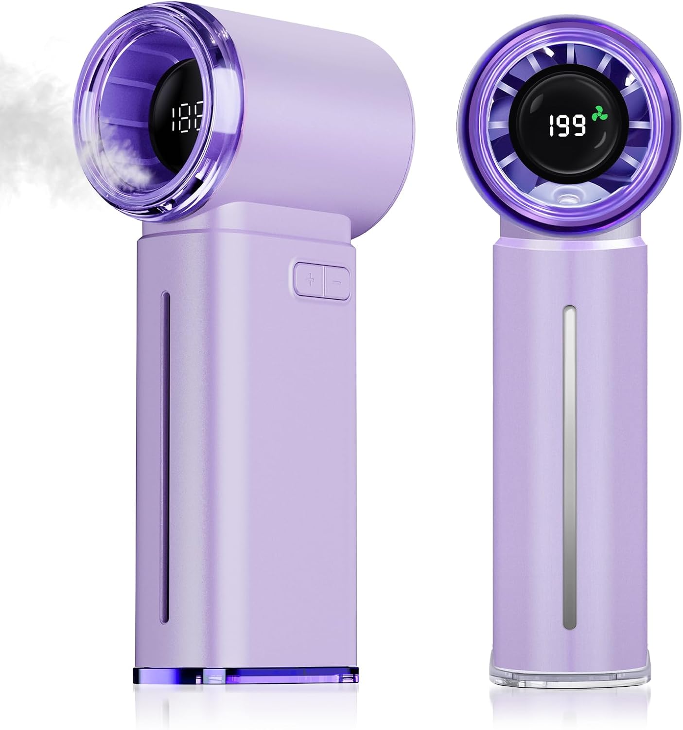 Portable Misting Fan - Mini Handheld Fan - 5000mAh Rechargeable ...