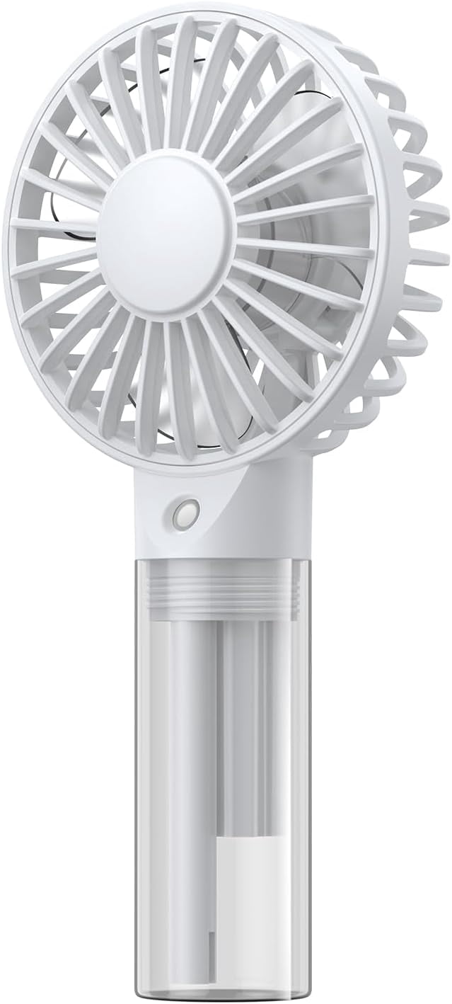 Portable Misting Fan - Rechargeable Handheld Personal Spray Water Mist ...
