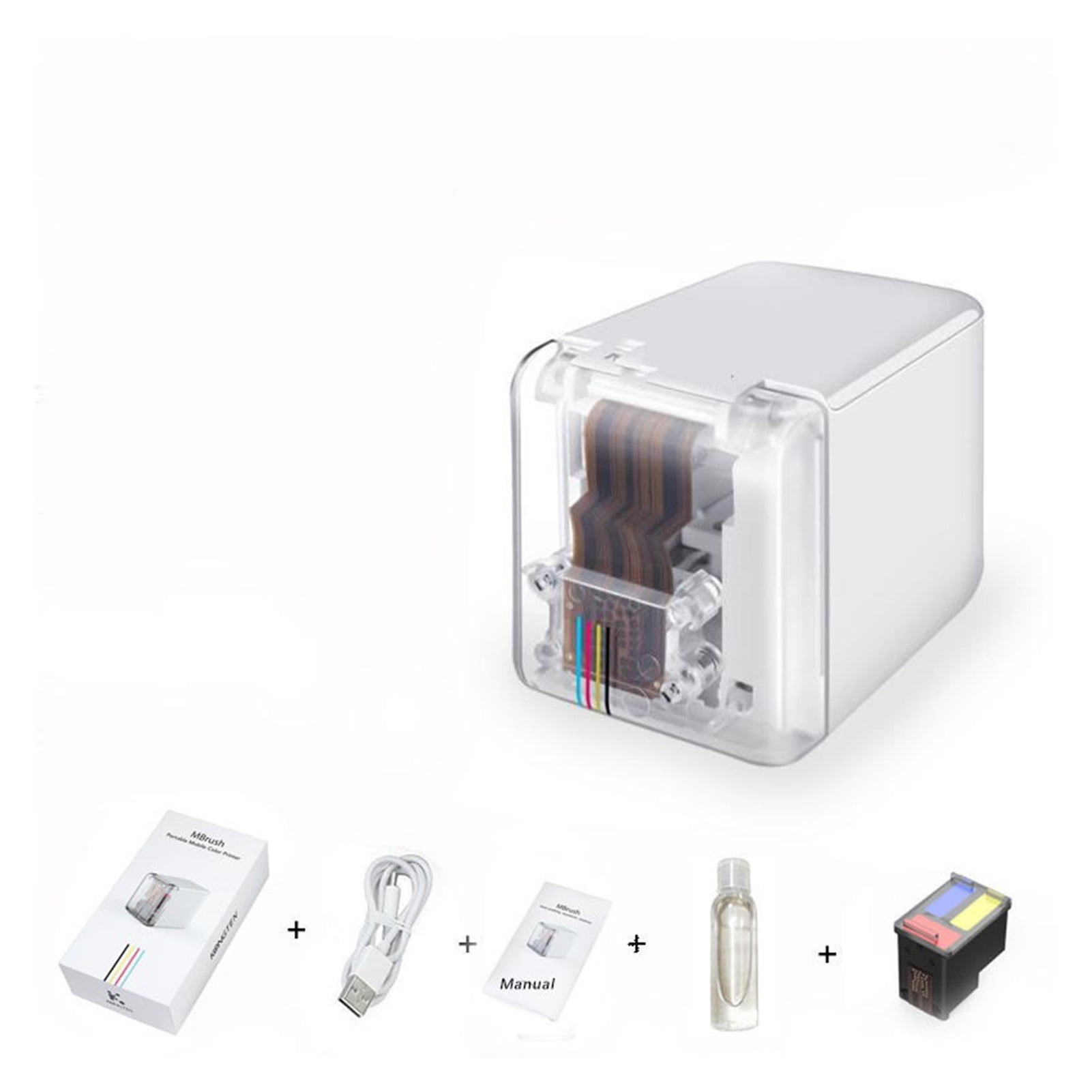 Portable Mobile Color Mini Handheld Printer Tattoo Logo Wireless A4 ...