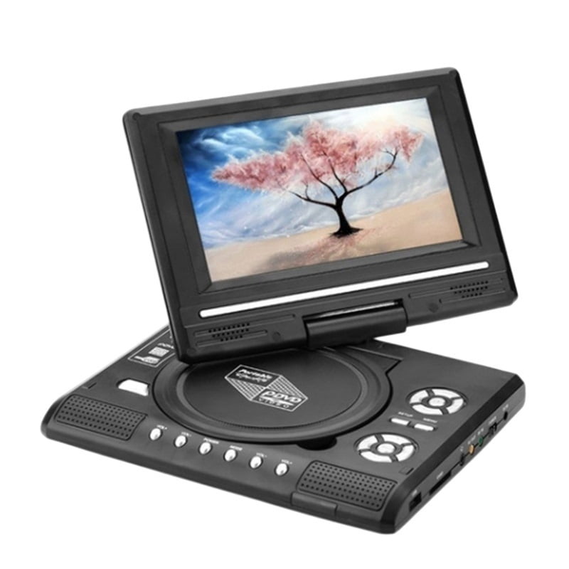 Portable Mobile DVD WithTelevision Built In Battery Rotatable ...