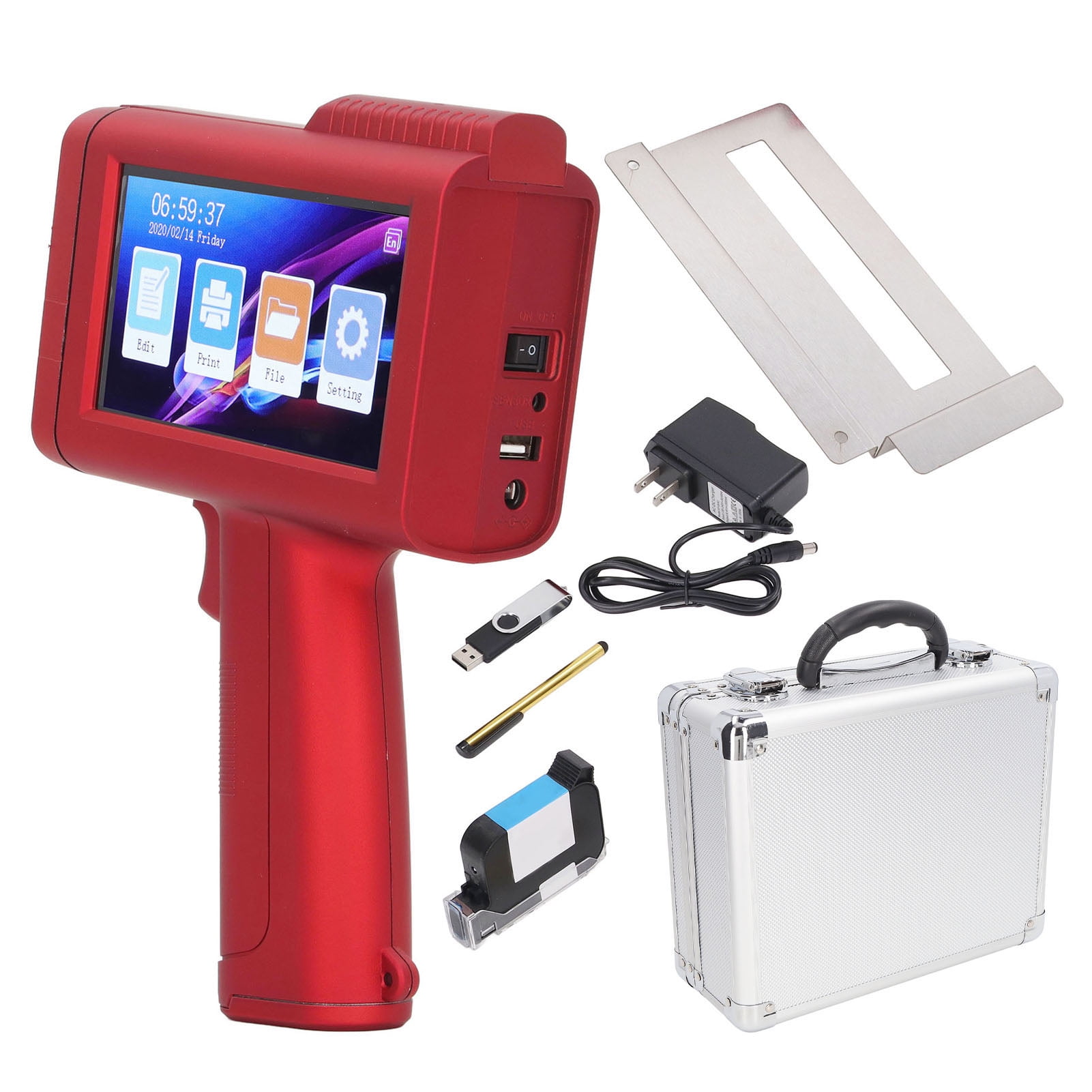 Portable Mobile Inkjet Printer with Fluorescent Fast Drying Ink ...