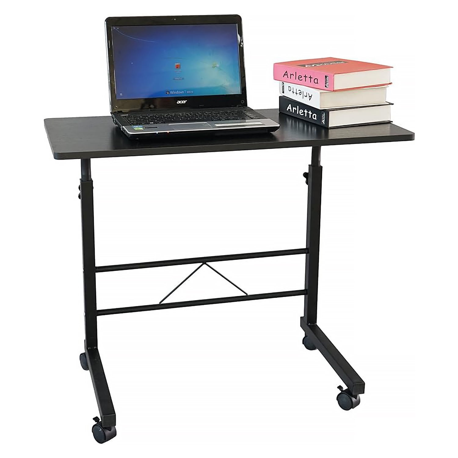 Portable Mobile Sofa Side Table, Height Adjustable Laptop Side Table ...