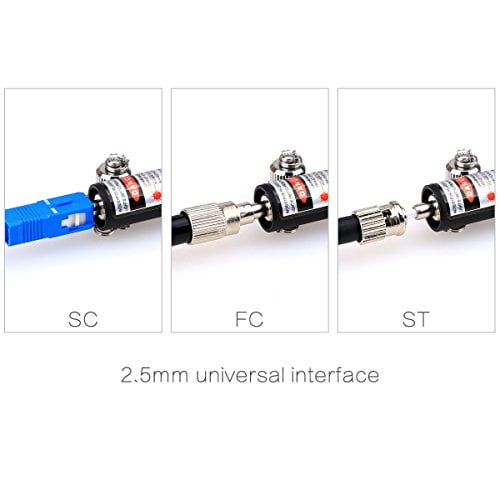 Portable Model 20KM Visual Fault Locator Fiber Optic Cable Tester Meter ...