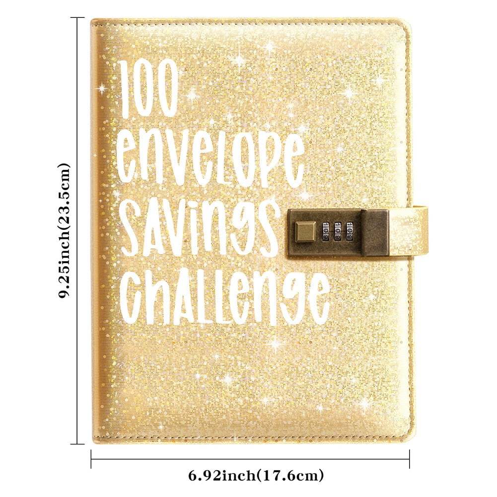 Portable Money Saving Binder 50 Sheets Account Book Financial Organizer ...