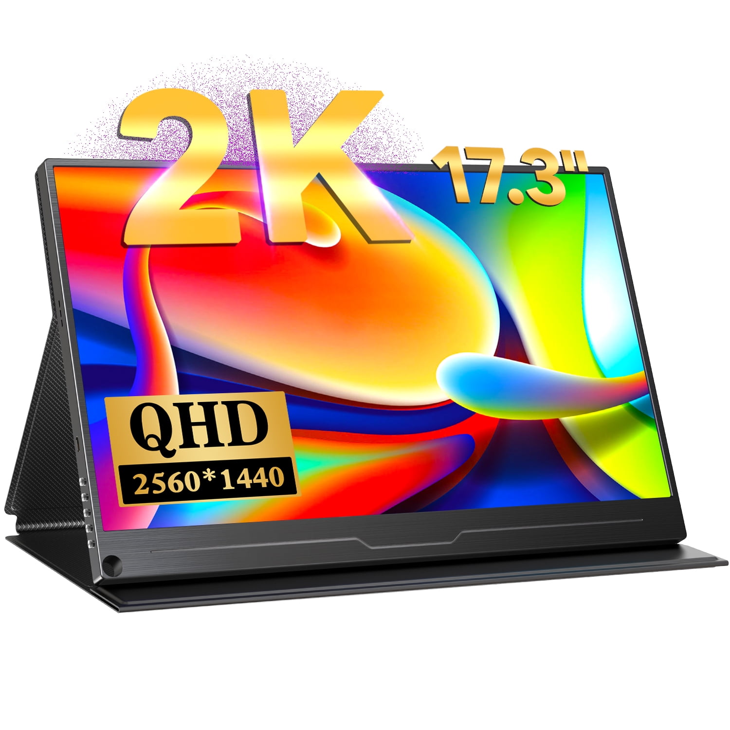 "UPERFECT 17.3"" 2K FHD HDR IPS Portable Monitor, External Screen for ...