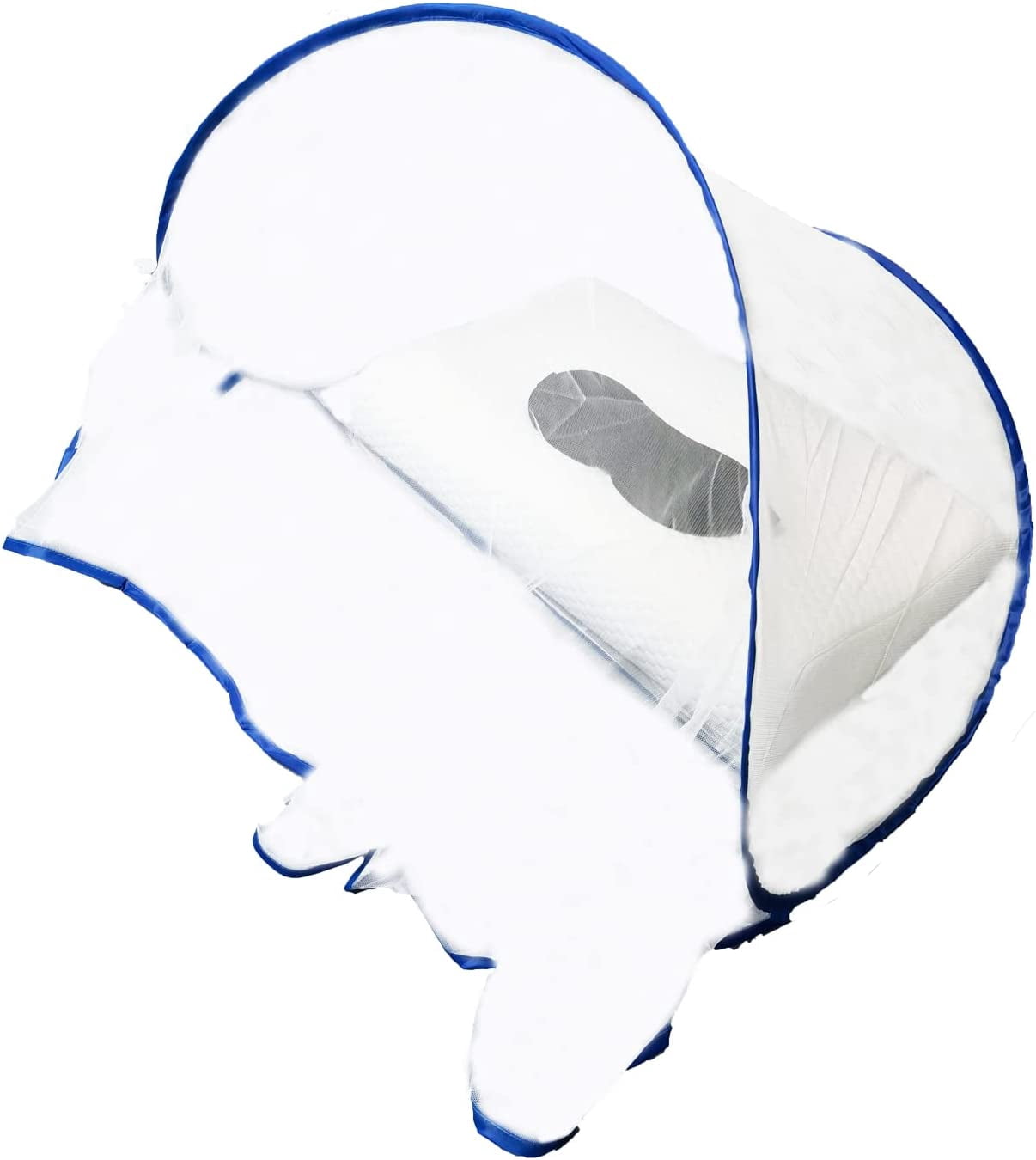 Portable Mosquito Head Net Foldable Pop-Up Travel Essentials Mosquito ...