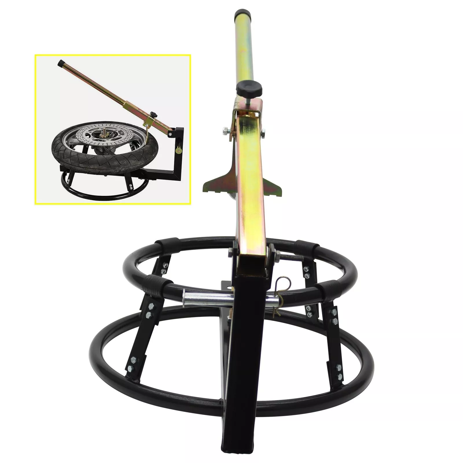 Portable Motorcycle Tire Bead Breaker Removal & Changer Manual Tool for ...