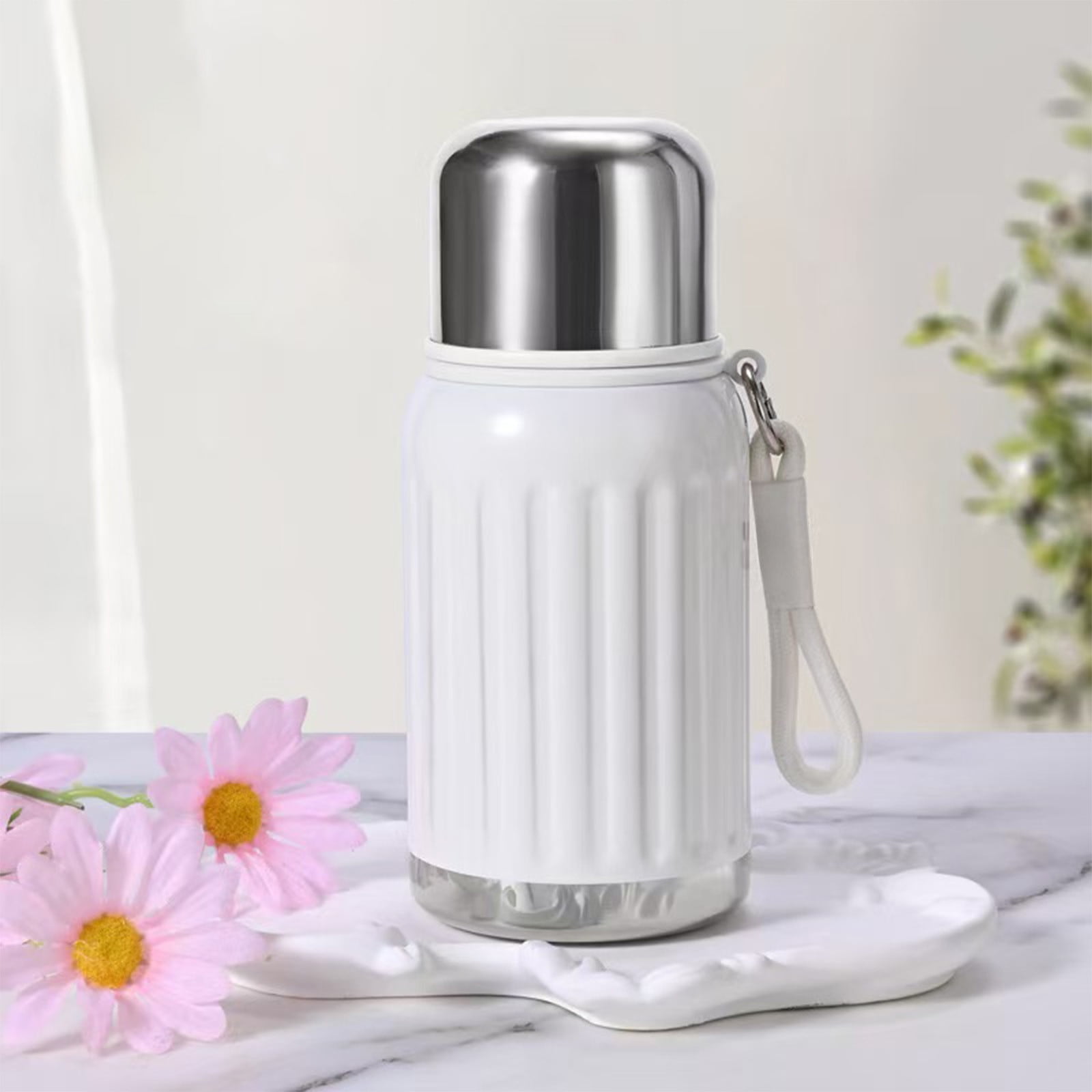 Portable Mug Stainless Steel Coffee Cup 7x17cm 600ml Liner Extra Long ...