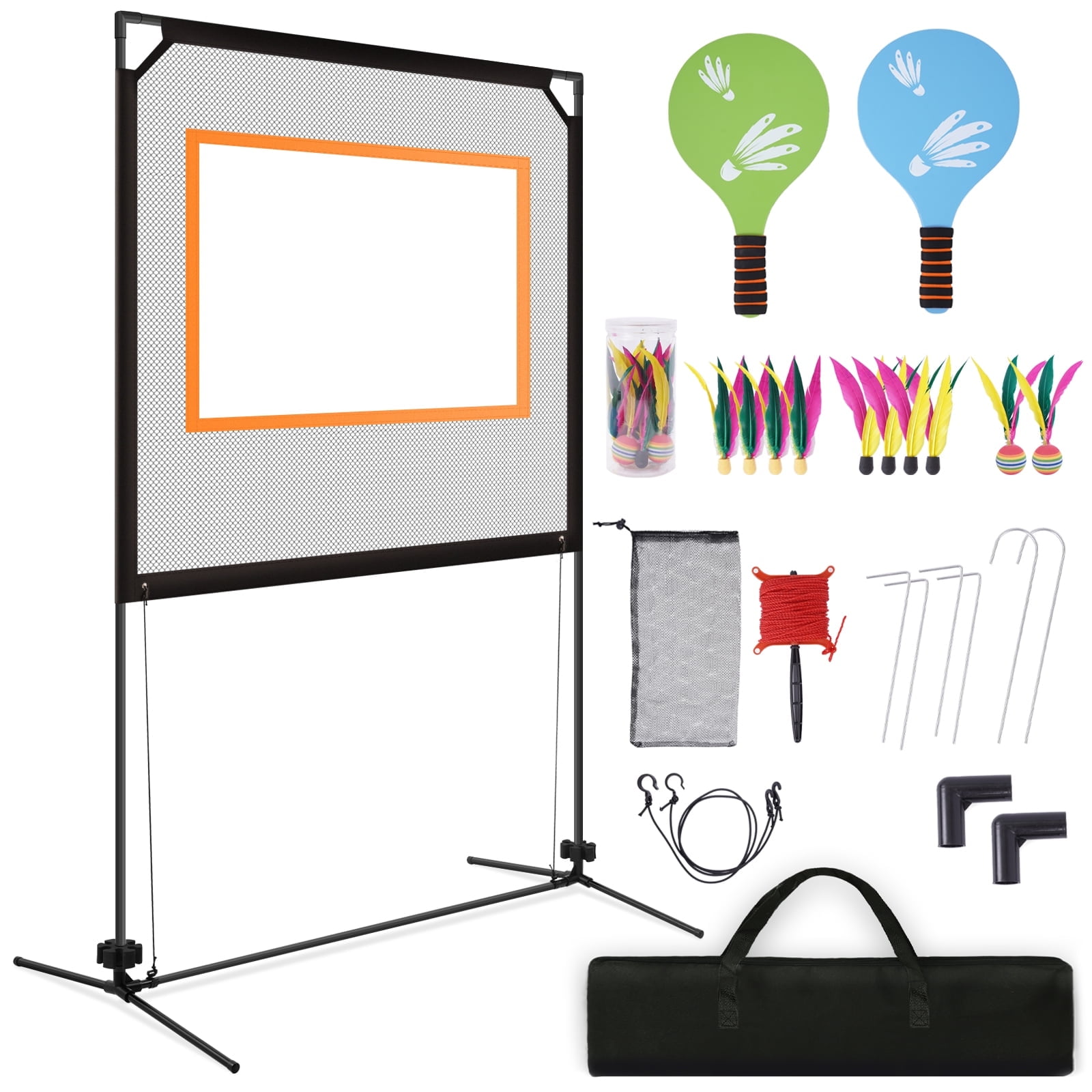 NOICOI The Portable Multi-Game Paddle Sport Set: Similar to Jianzi ...