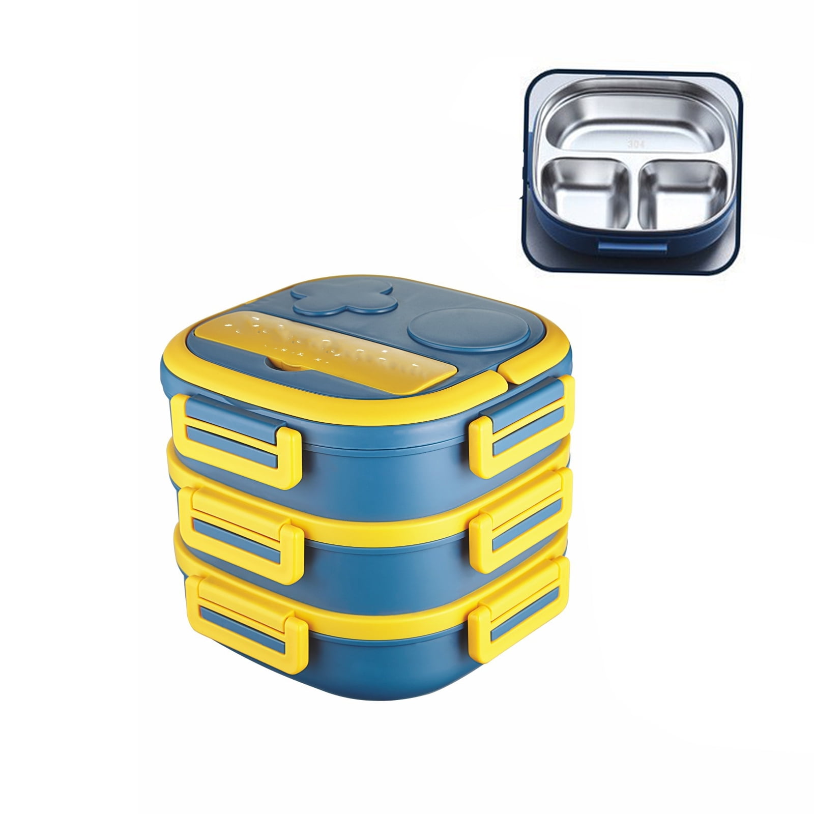 Portable Multi Layer Meal Container Practical Multiple Layer Lunch Box ...