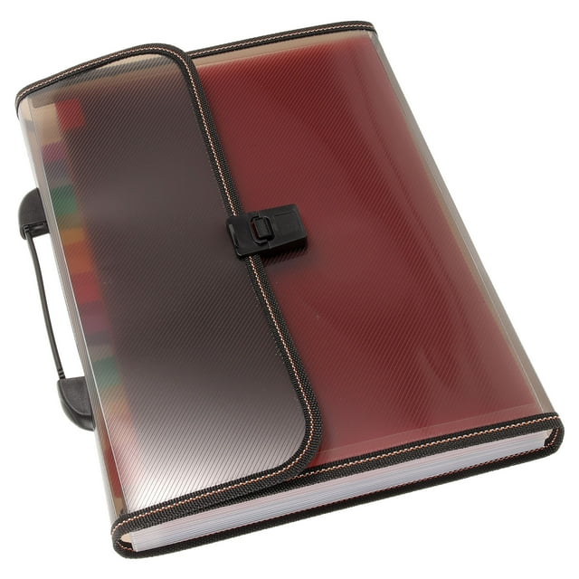 Portable Multi-layer File Bag Accordion Accordian Binder Folder Desktop ...