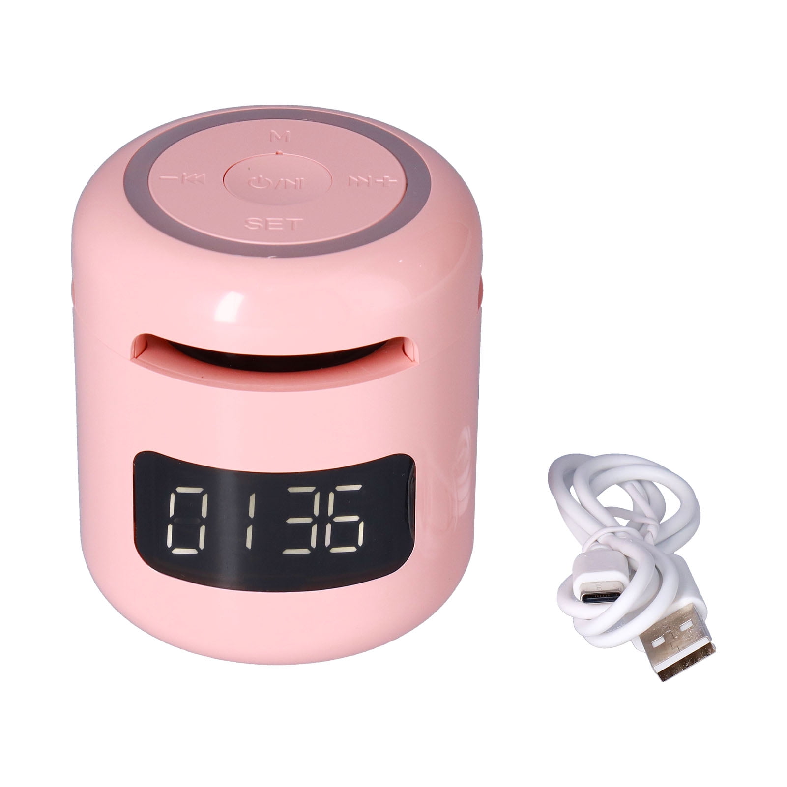 Portable Multifunctional BT Clock Speaker with LED Screen, Adjustable ...