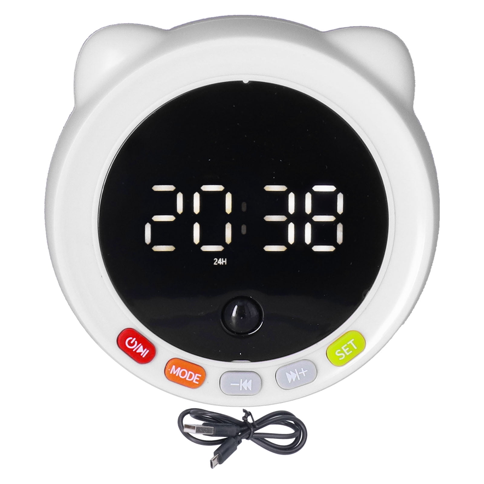 Portable Multifunctional Bluetooth Alarm Clock Speaker - Digital with ...
