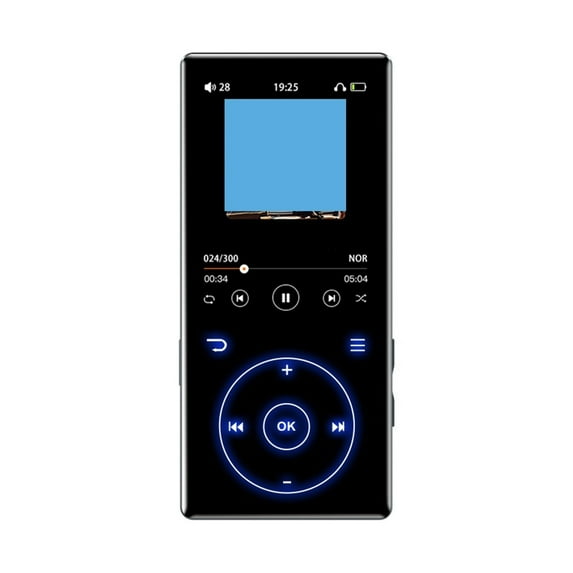 Portable Music Player with Bluetooth Sound Shuffle Single Loop FM Radio ...