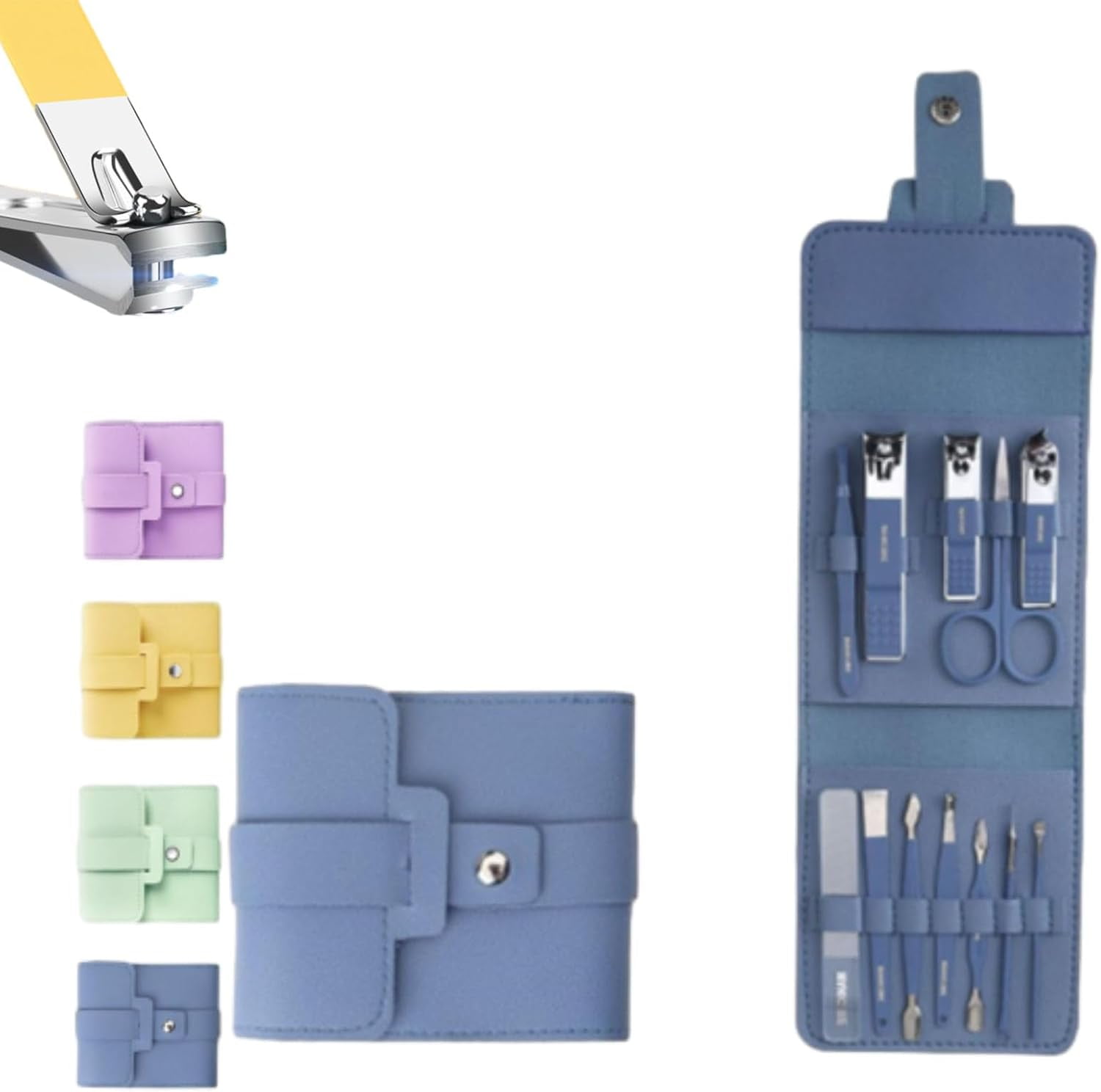 Portable Nail Clipper Set for Fingernails & Toenails – Precision ...