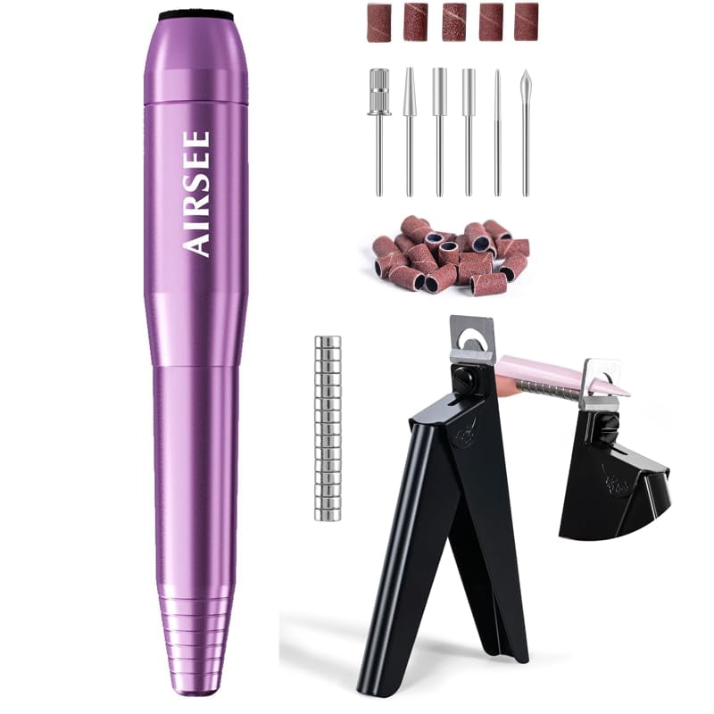 Portable Nail Drill USB Electric File 20000 RPM Adjustable Speed ...