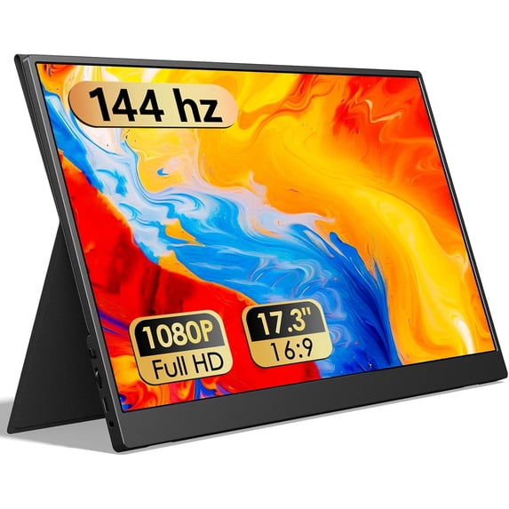 Portable Narrow Edge 17.3" 1080P FHD 144Hz -C Gaming PC IPS HDR Screen ...