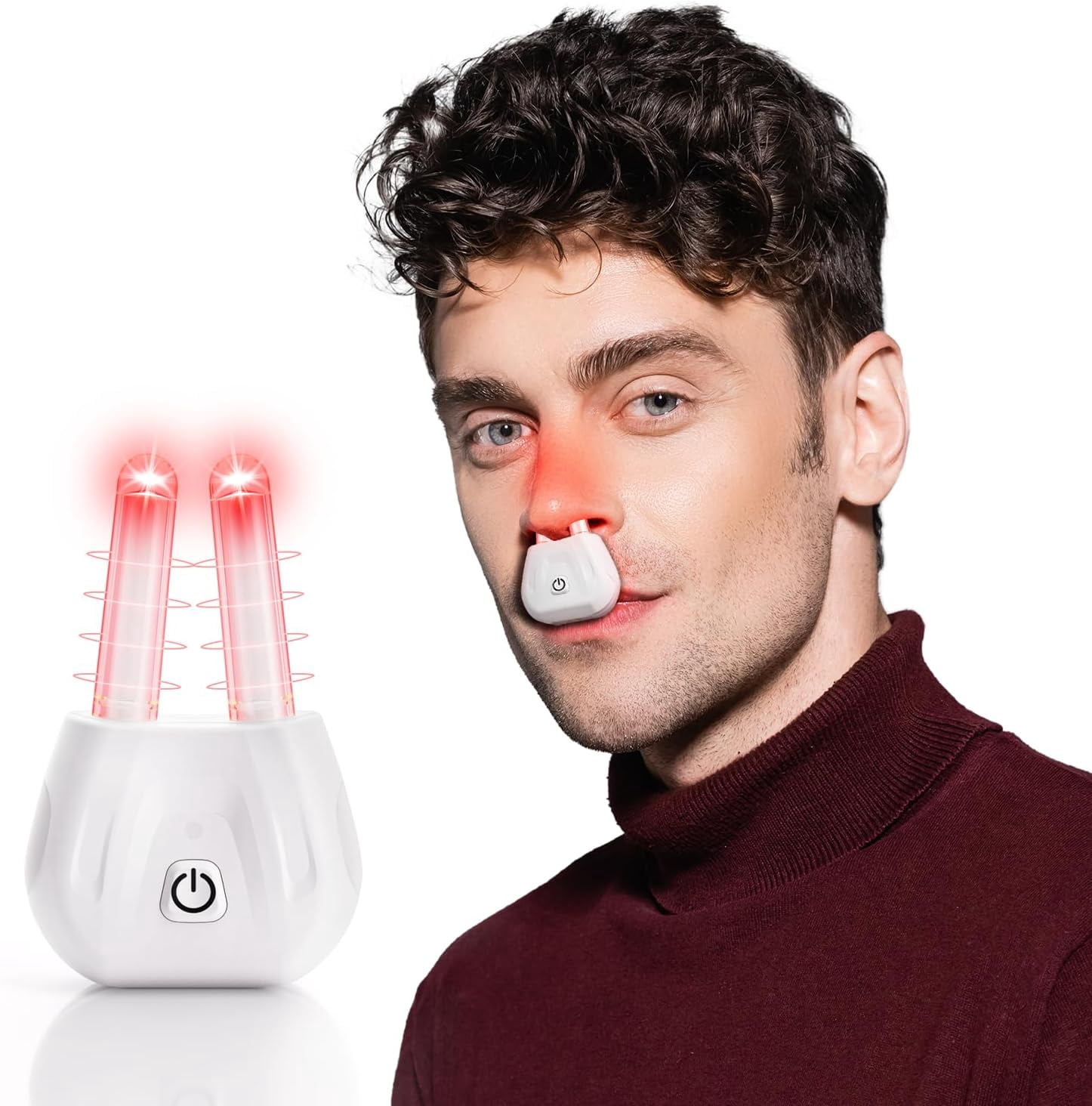 Portable Nasal Infrared Therapy Device, Therapy Relief Rhinitis ...